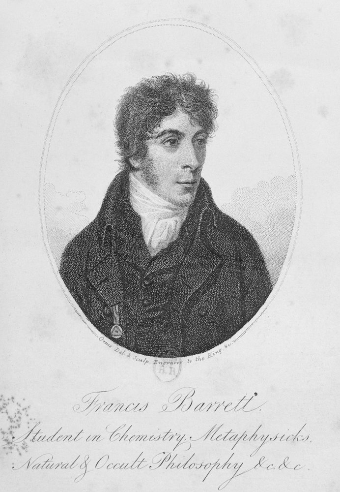 Francis Barrett, illustrazione da 'The Magus', Londra, 1801, pubblicato da Lackington, Allen, e co.